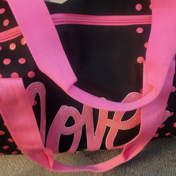Justice | Accessories | Justice Duffle Bag For Girls Love Justice ...